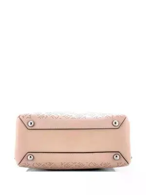 Burberry Banner Nm Perforated Leather Small Tote Bag