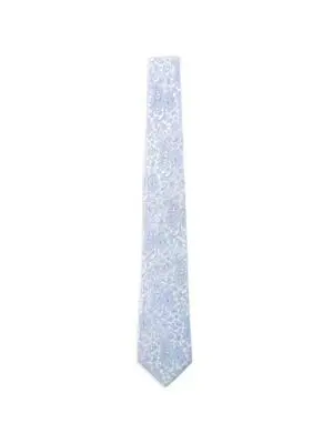 Etro Jacquard Paisley-print Silk Tie - Blue