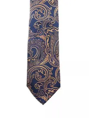Etro Paisley Jacquard Silk Tie