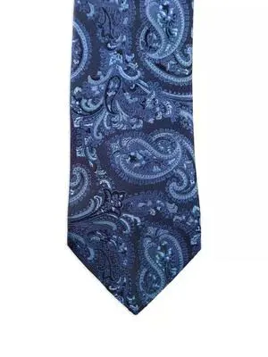 Etro Jacquard Paisley-print Silk Tie