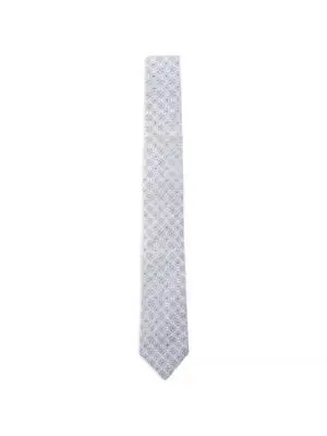 Etro Jacquard Pattern Silk Tie - Grey