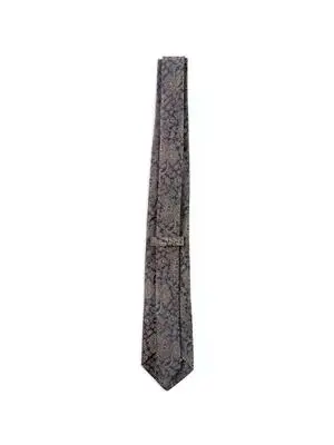 Etro Paisley-print Silk Neck Tie - Blue
