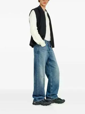 DIESEL® 2001 D-macro Relaxed-fit Denim Jeans - Blue