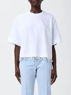 Sportmax Embellished Cotton T-shirt