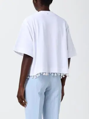 Sportmax Embellished Cotton T-shirt