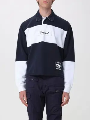 Dsquared2 Color Blocked Polos For Men