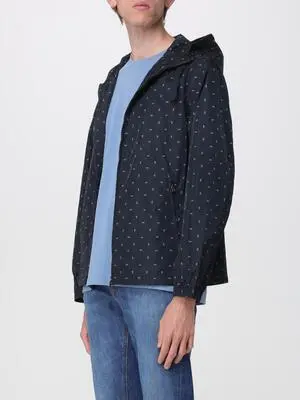 Emporio Armani Printed Jacket With Hood