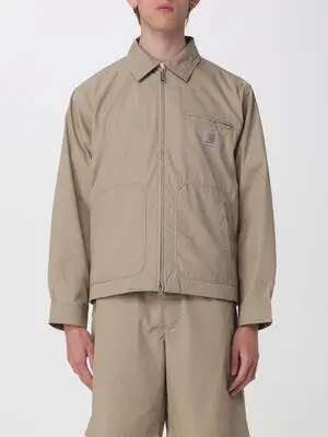 Carhartt Work In Progress Cotton Blend Shirt Jacket - Beige