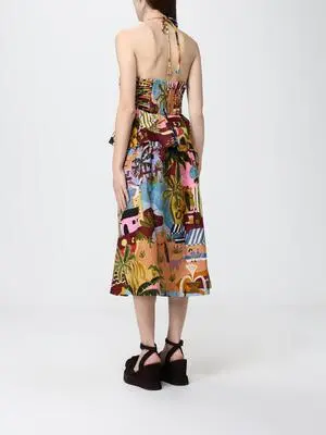 Farm Rio Halterneck Midi Dress