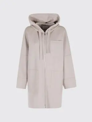 Max Mara Zip-up Hooded Coat