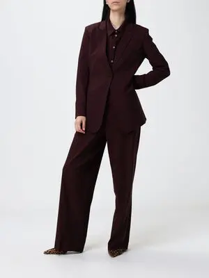 ALYSI Virgin Wool Casual Shirt - Violet