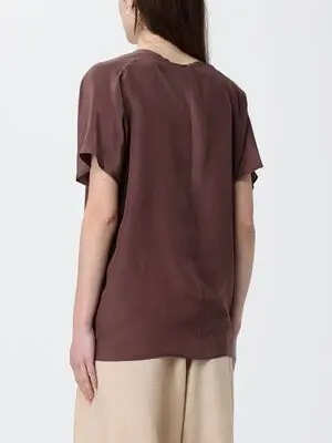 ALYSI Classic Silk Blouse - Violet