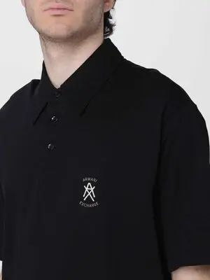 Armani Exchange Polo Shirt - Black