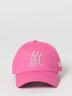 New Era Embroidered Baseball Cap - Fuchsia
