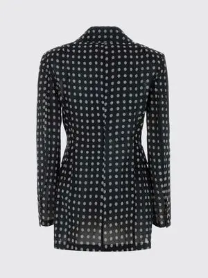 Ermanno Scervino Polka Dot Double Breasted Blazer
