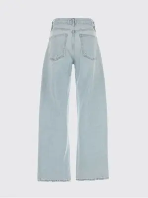 AGOLDE Arc High-waisted Wide-leg Jeans - Denim