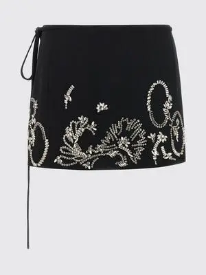 Dries Van Noten Embellished Wrap Skirt