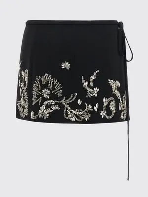 Dries Van Noten Embellished Wrap Skirt