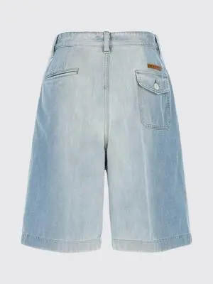Marni Pleated Denim Shorts