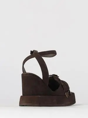 PALOMA BARCELO Floral Embellished Platform Sandals