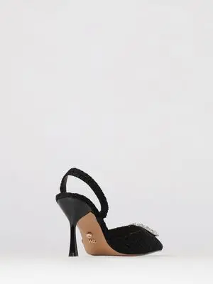 TWENTY FOURHAITCH Embellished Slingback Pumps - Black