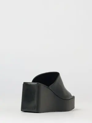 VIC MATIE Platform Heeled Sandals - Black