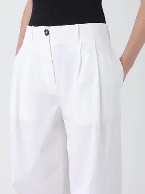 MEIMEIJ Classic High-waisted Stretch Cotton Trousers