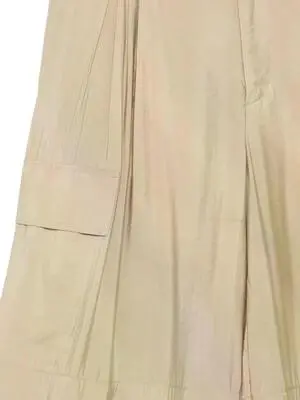 LAUREN MANOOGIAN Pleated Cargo Shorts - Neutrals
