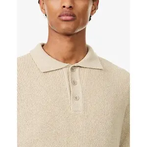 RAITH Sorelle Ribbed Knit Polo Shirt