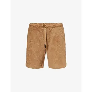 Oas Porto Devoré Cotton-blend Shorts