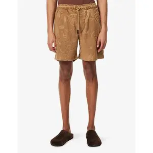 Oas Porto Devoré Cotton-blend Shorts
