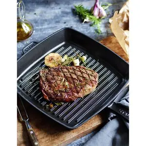 STAUB Square Cast-iron American Grill Pan