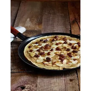 STAUB Round Cast-iron Pancake Pan With Wooden Handle