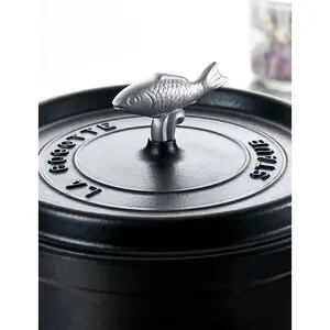 STAUB Fish -steel Knob