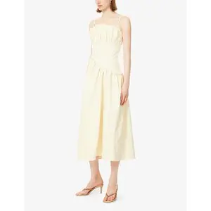 PRETTY LAVISH Zaria Corset Woven Maxi Dress