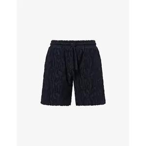 RAITH Fausto Flocked Cotton-blend Shorts