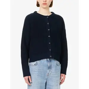 Jenni Kayne Hayes Crew-neck Cotton Cardigan