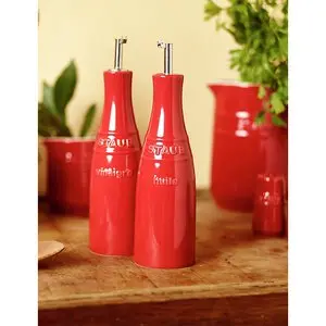 STAUB Brand-embossed Ceramic Oil And Vinegar Cruet Set