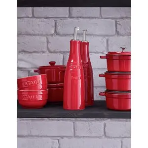 STAUB Brand-embossed Ceramic Oil And Vinegar Cruet Set