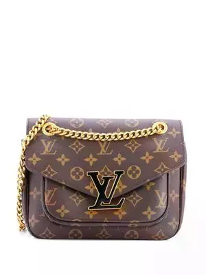 LOUIS VUITTON Passy Monogram Canvas Crossbody Bag - Brown