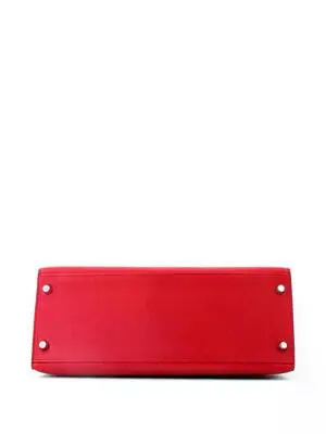 Hermès Kelly Handbag Epsom With Palladium Hardware 28 Satchel