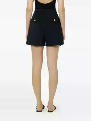 Elisabetta Franchi Gabardine Buttoned Shorts