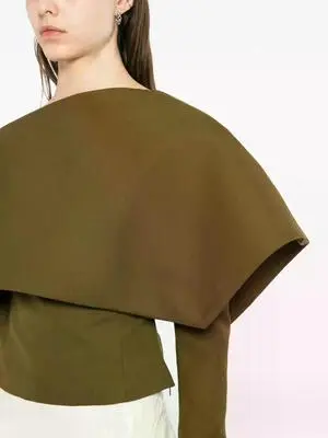 A.W.A.K.E. Mode Asymmetric Collar Top