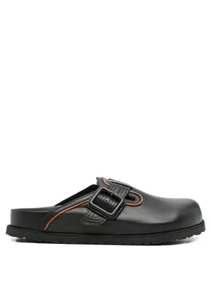 BIRKENSTOCK Boston Exquisite Nappa Leather Mule - Black