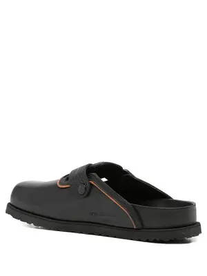 BIRKENSTOCK Boston Exquisite Nappa Leather Mule - Black