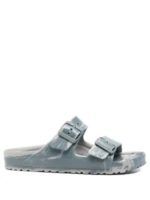 BIRKENSTOCK Arizona Marbled-effect Eva Sandals - Grey