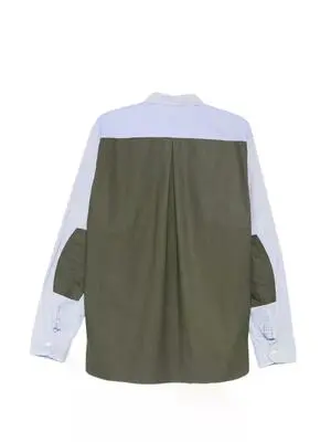 Junya Watanabe Vertical-stripe Patch-pocket Shirt