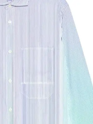 Junya Watanabe Vertical-stripe Patch-pocket Shirt