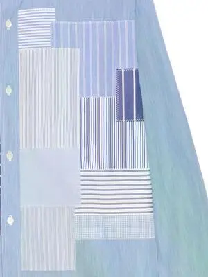 Junya Watanabe Patchwork Striped Shirt