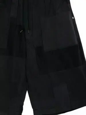 Comme Des Garçons Patchwork Drawstring Shorts